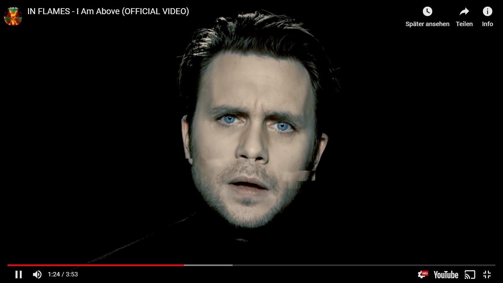 Video: IN FLAMES - I Am Above