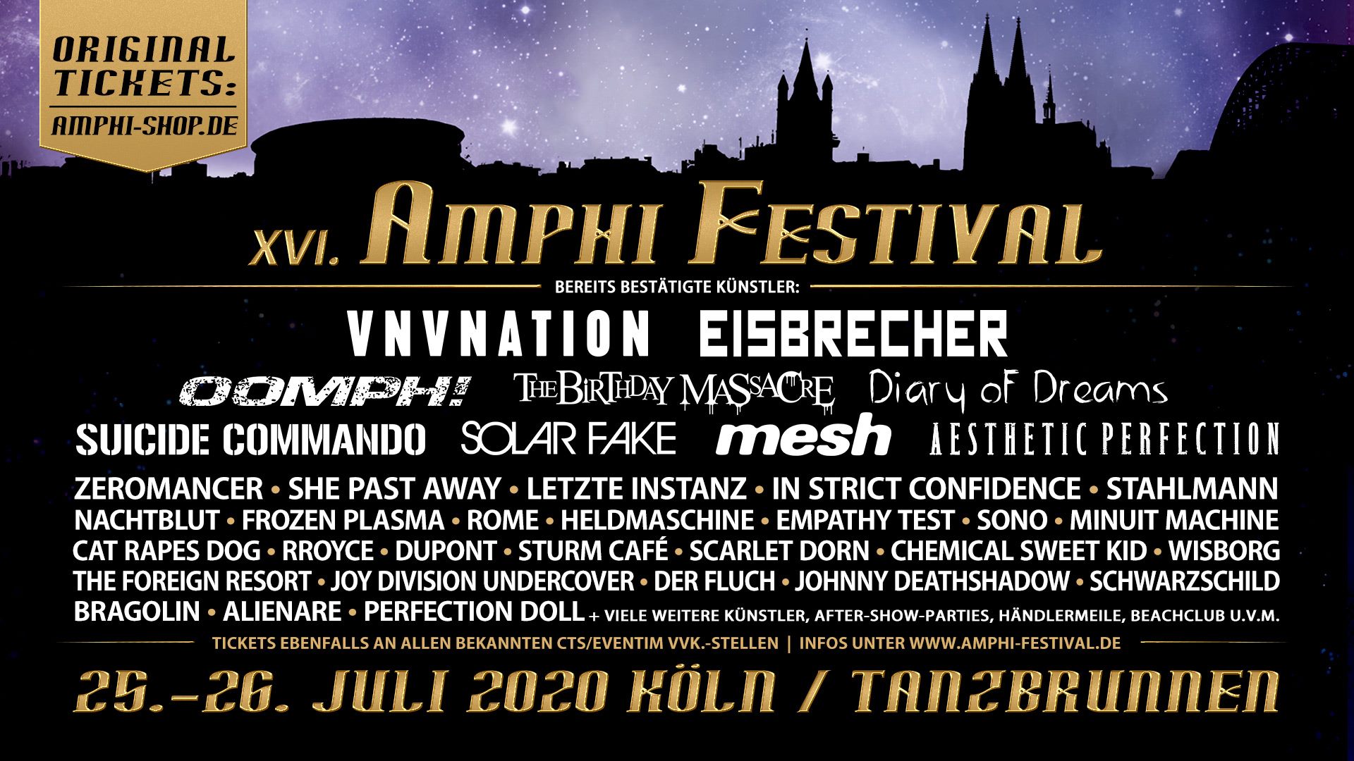 Amphi Festival - 3. Bandwelle