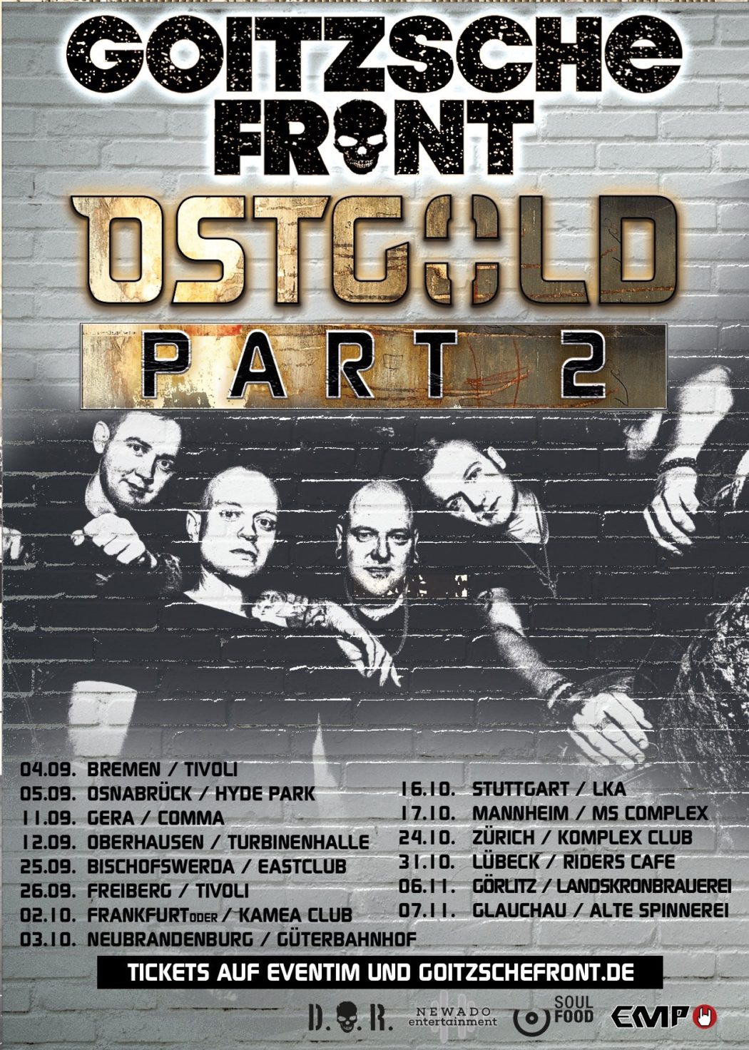 Goitzsche Front starten ihre Tour mit einer Ankündigung