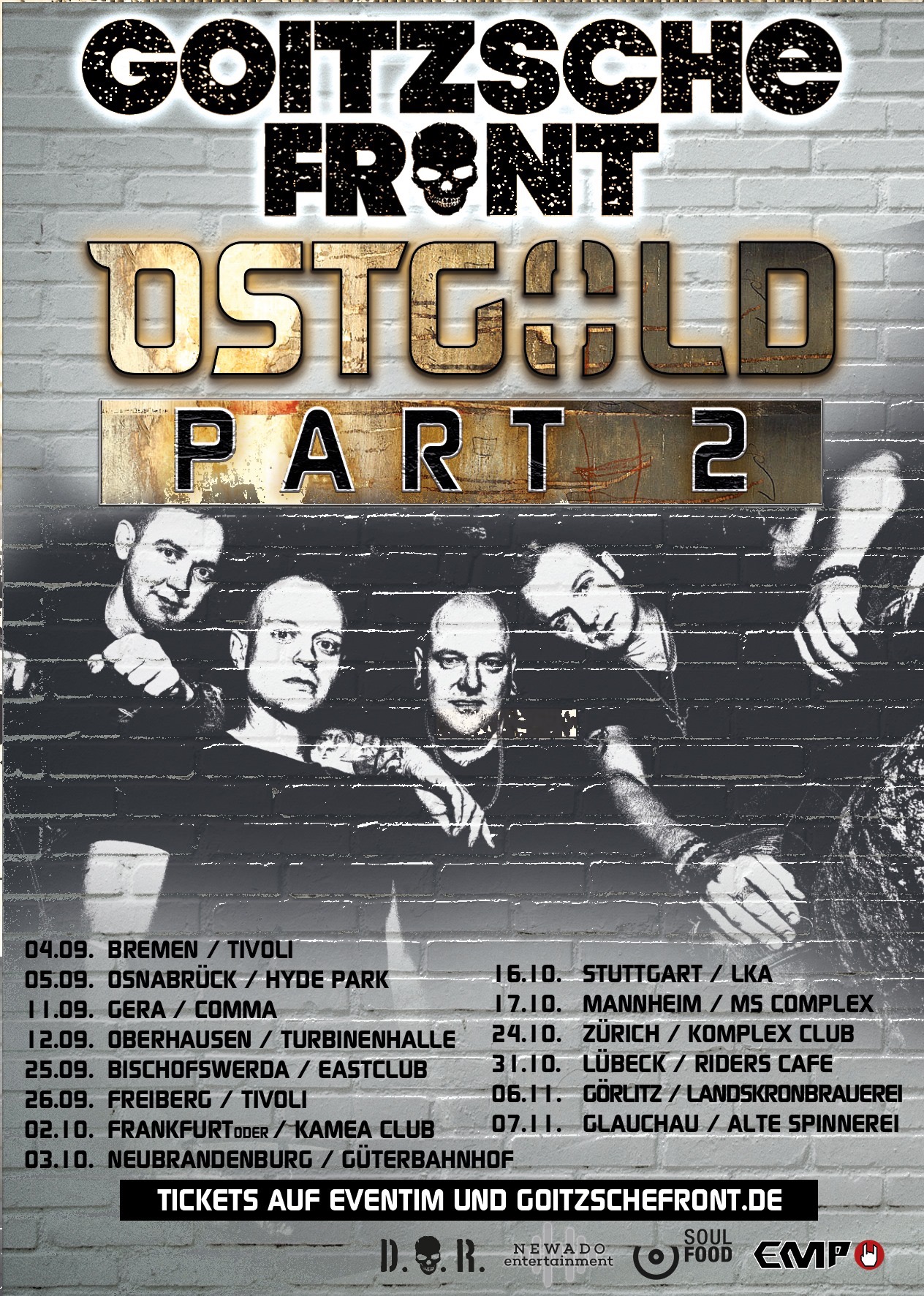 Goitzsche Front starten ihre Tour mit einer Ankündigung