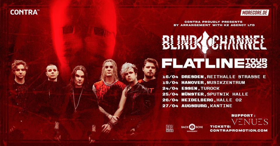 BLIND CHANNEL kommen auf "FLATLINE TOUR 2023"
