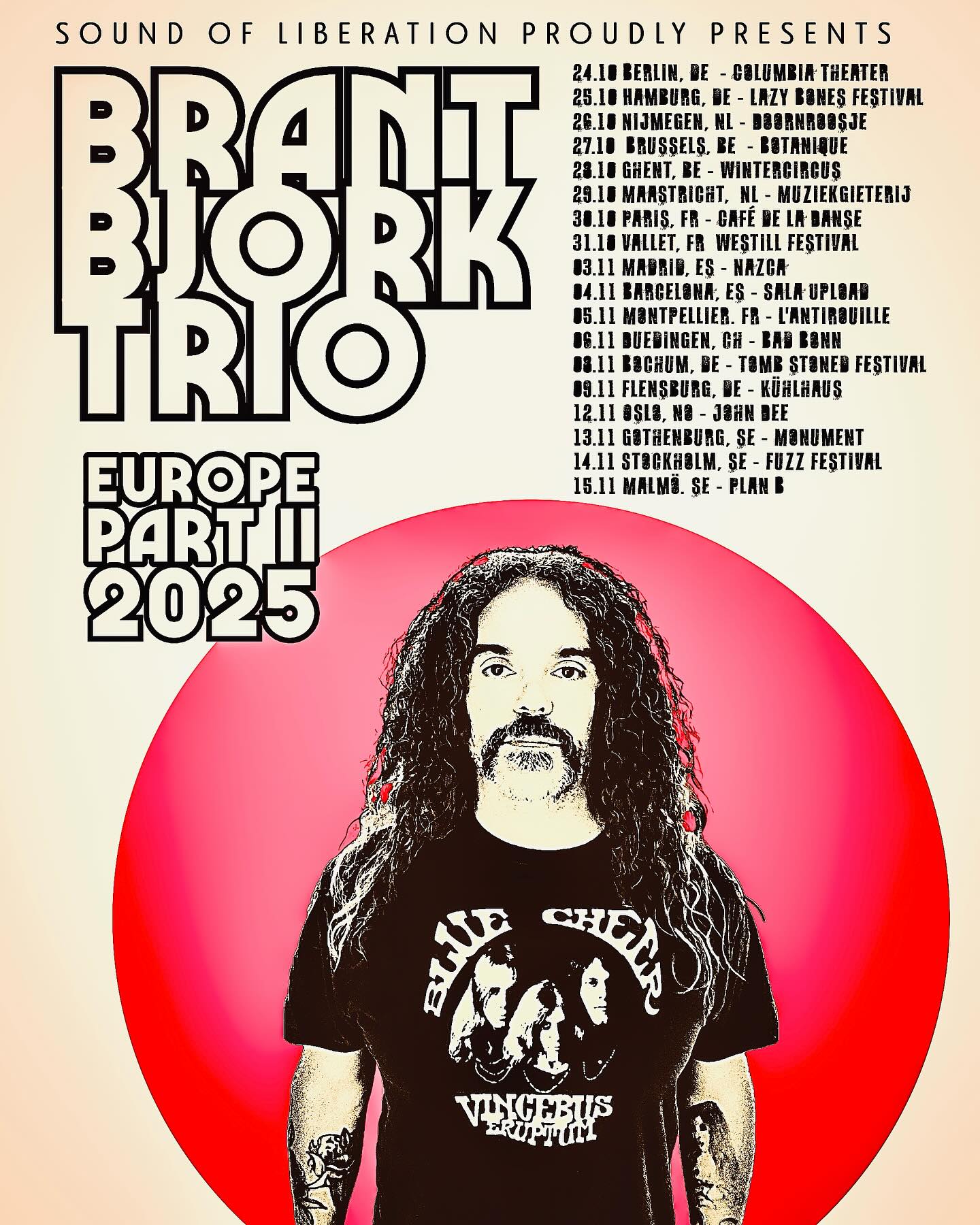 Brant Bjork Trio kommen diesen Monat nach Deutschland!