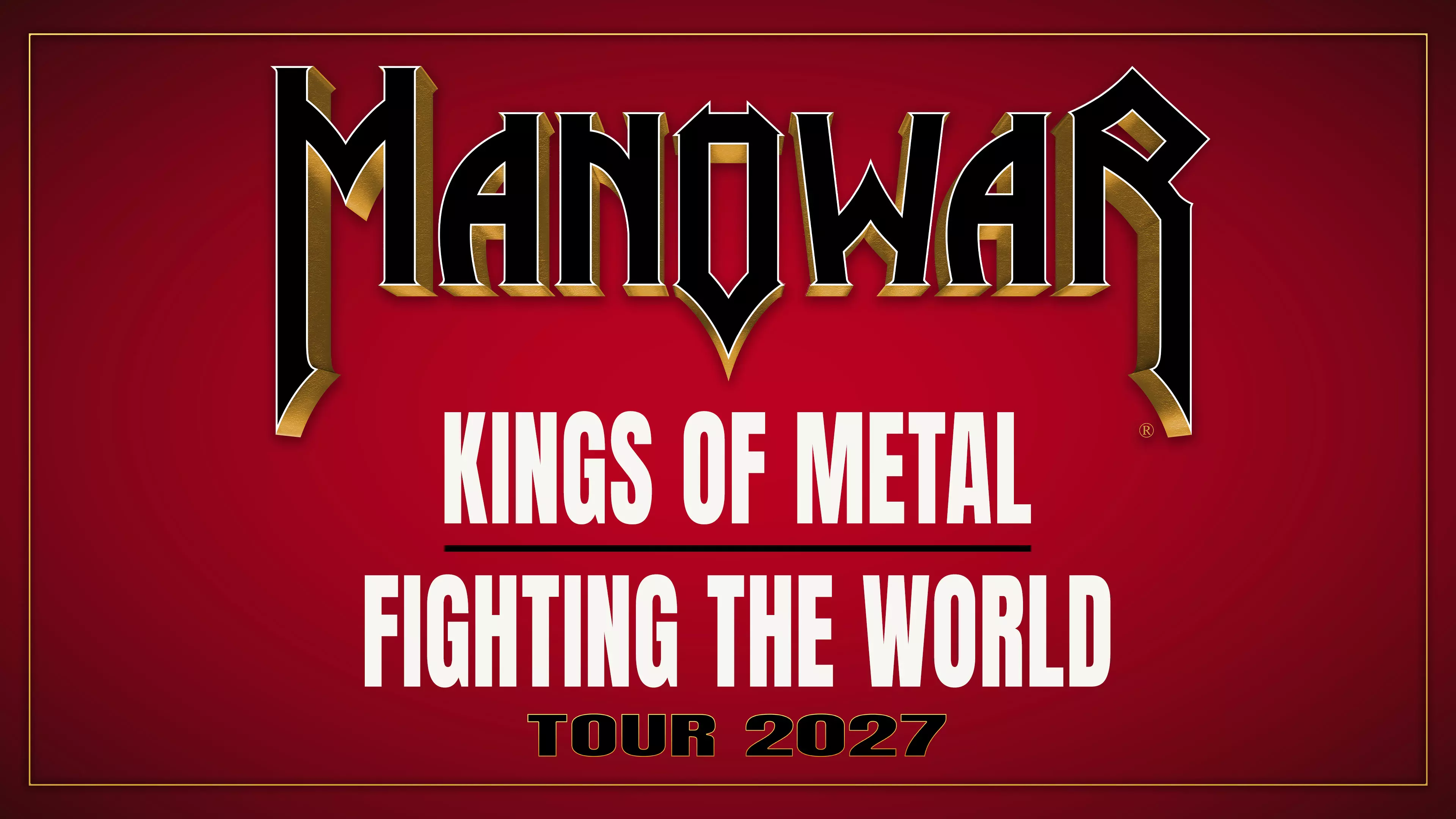 Manowar Kings Of Metal Fighting The World Tour